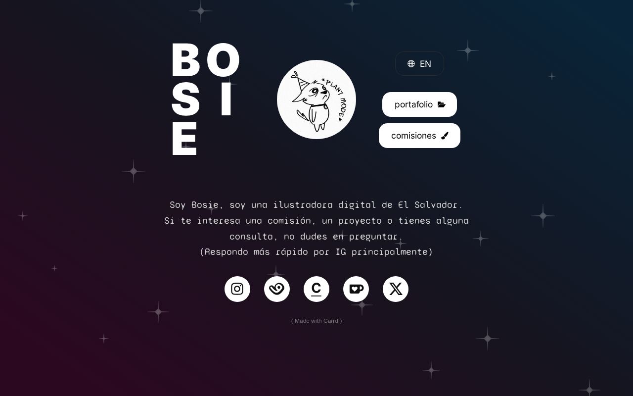 bosie's card